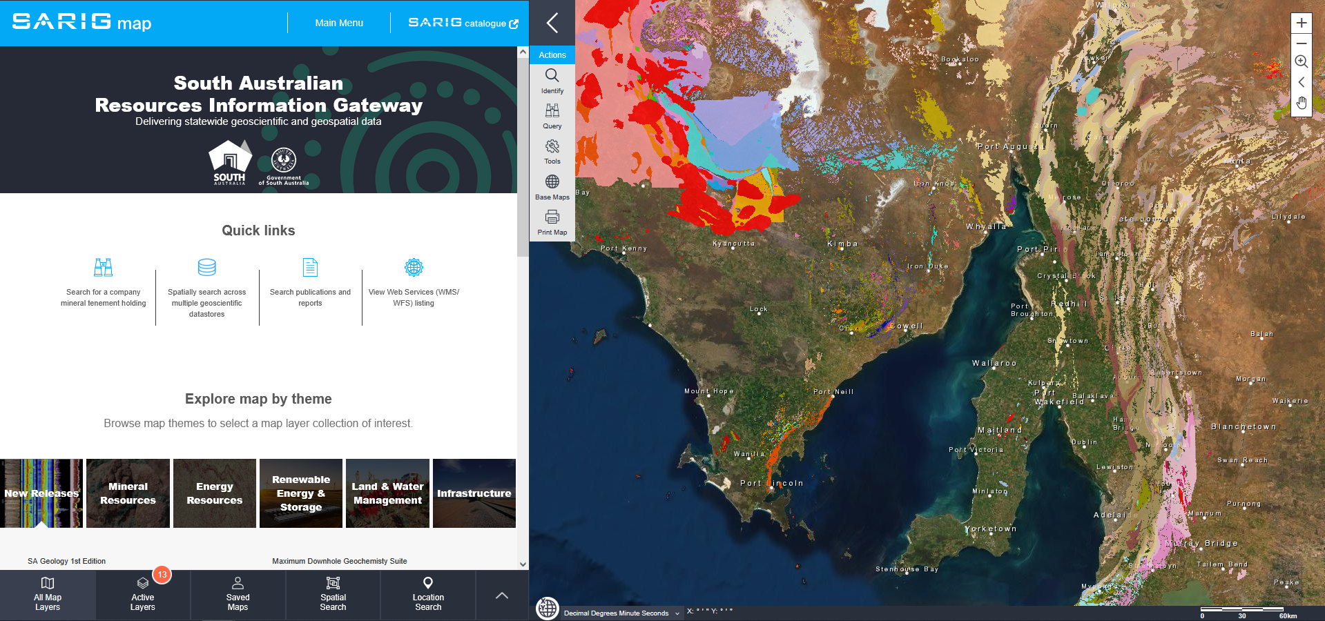 South Australian Resources Information Gateway (SARIG) - Application ...