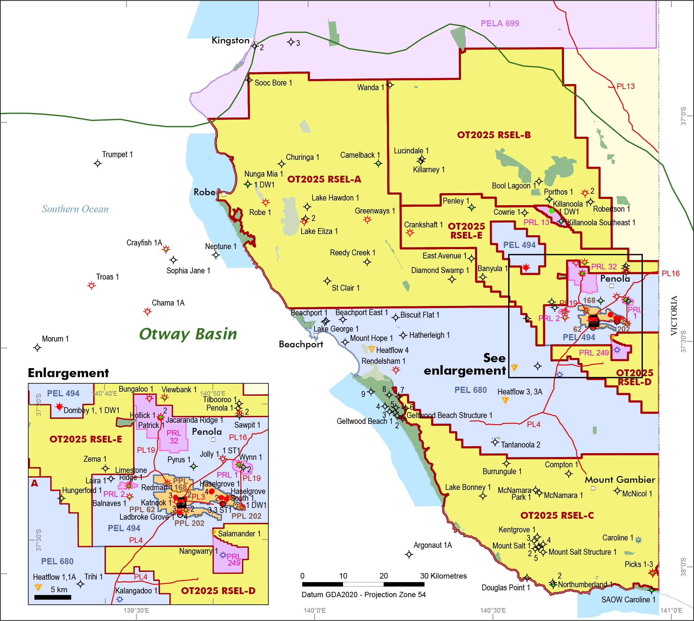 South Australia 2025 Otway Basin Acreage Release - Dataset - SARIG ...
